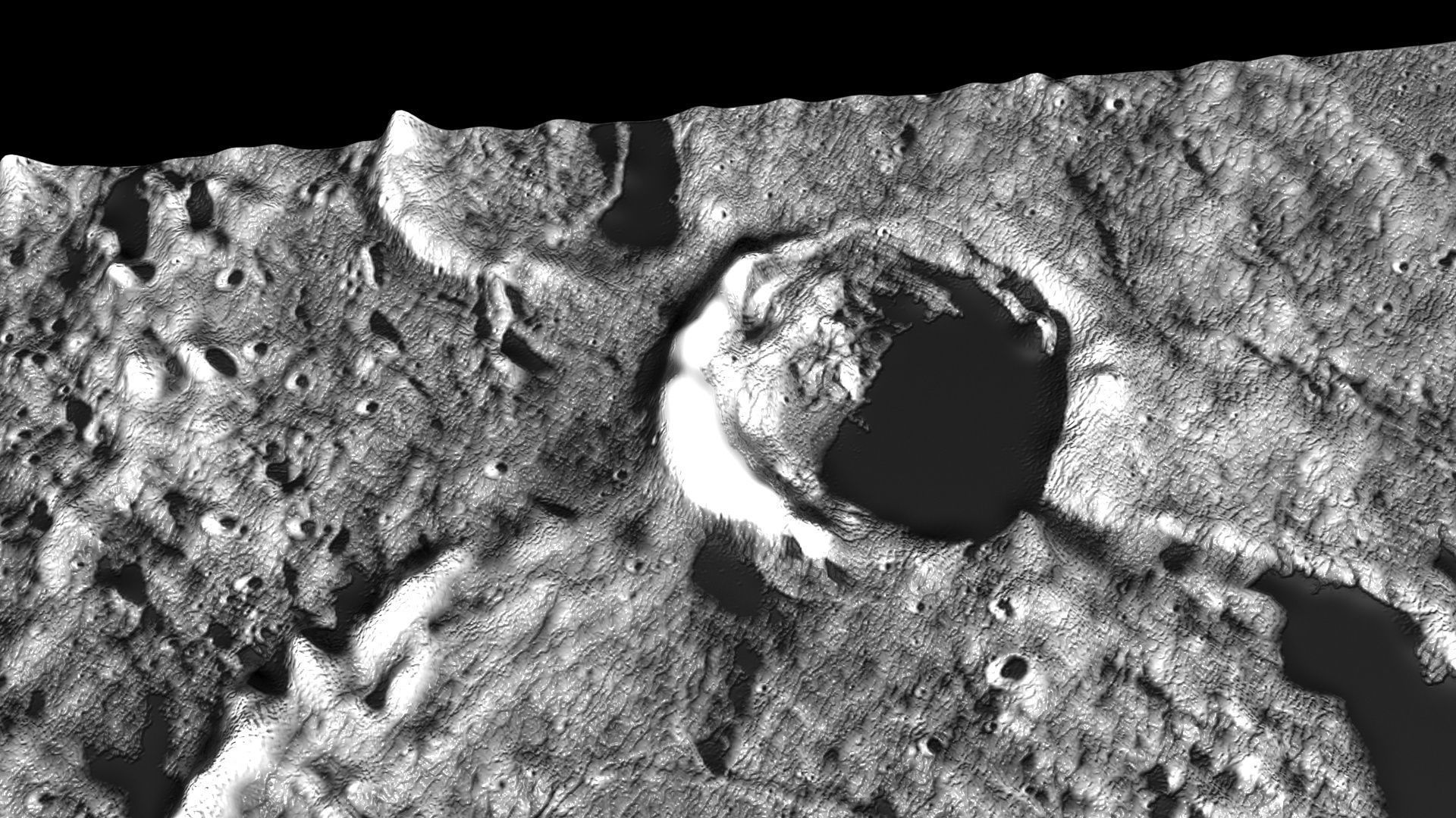 Gassendi Lunar Crater 3D model | CGTrader