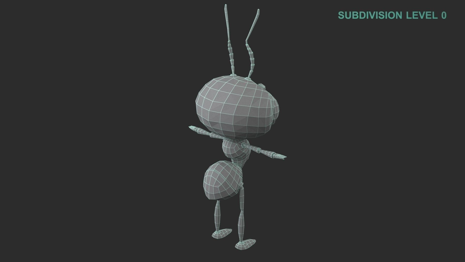 Cartoon Ant Character 3D model | CGTrader