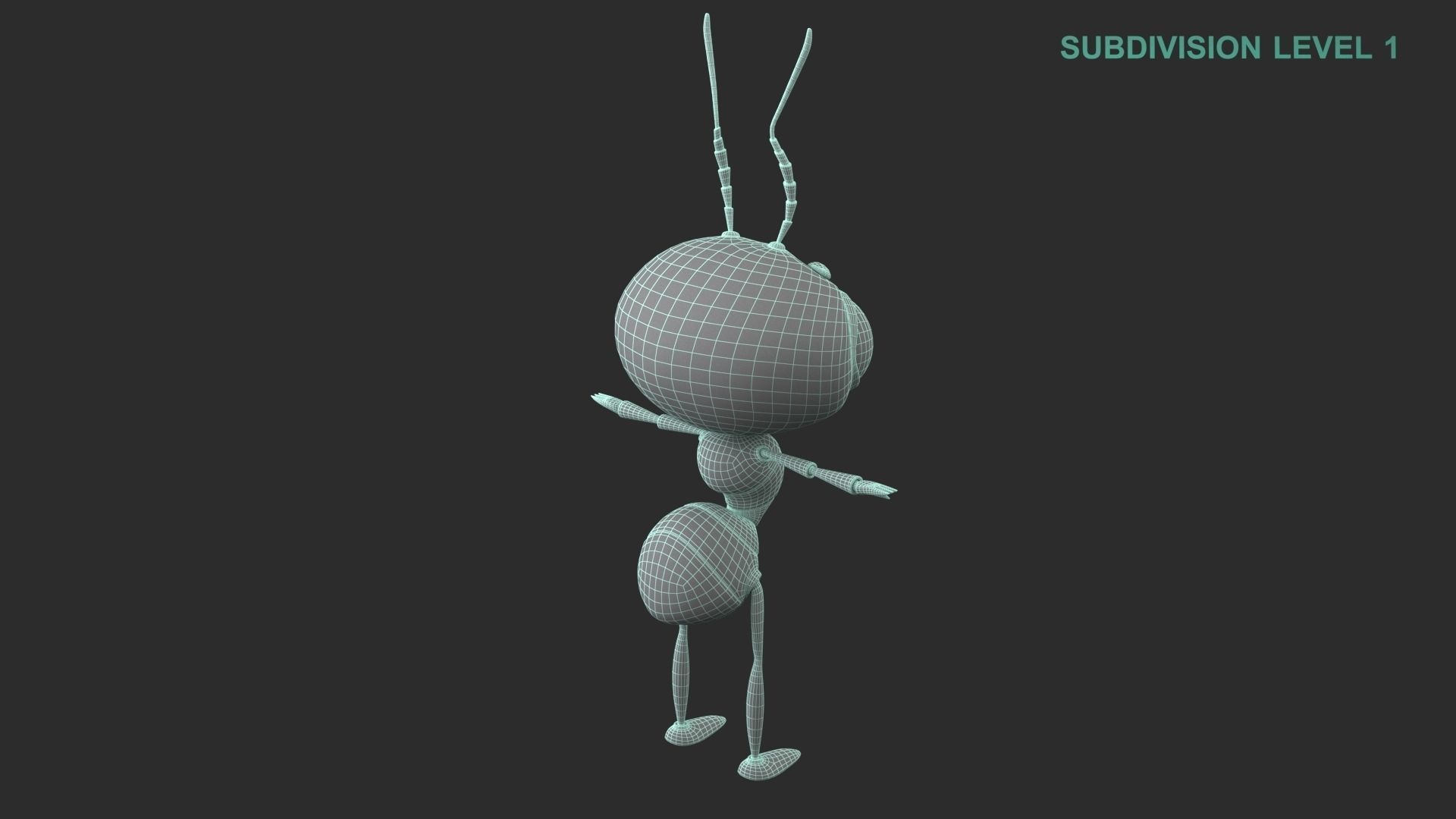 Cartoon Ant Character 3D model | CGTrader