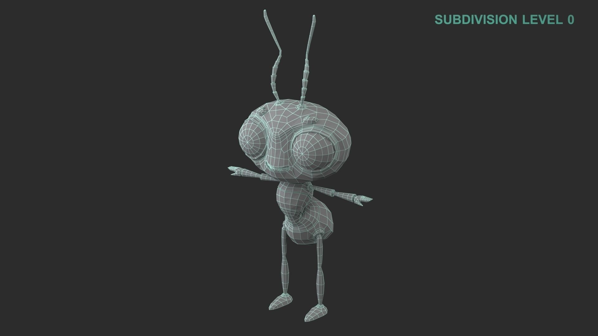 Cartoon Ant Character 3D model | CGTrader