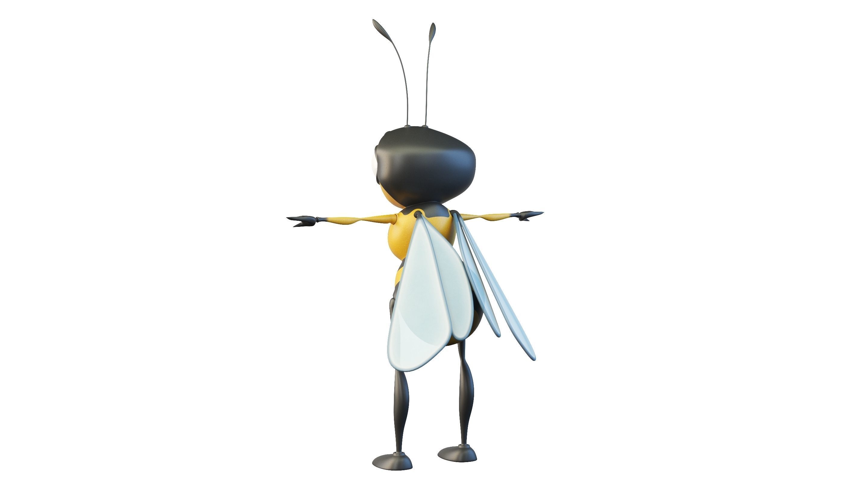 Cartoon Bee Character 3D model | CGTrader