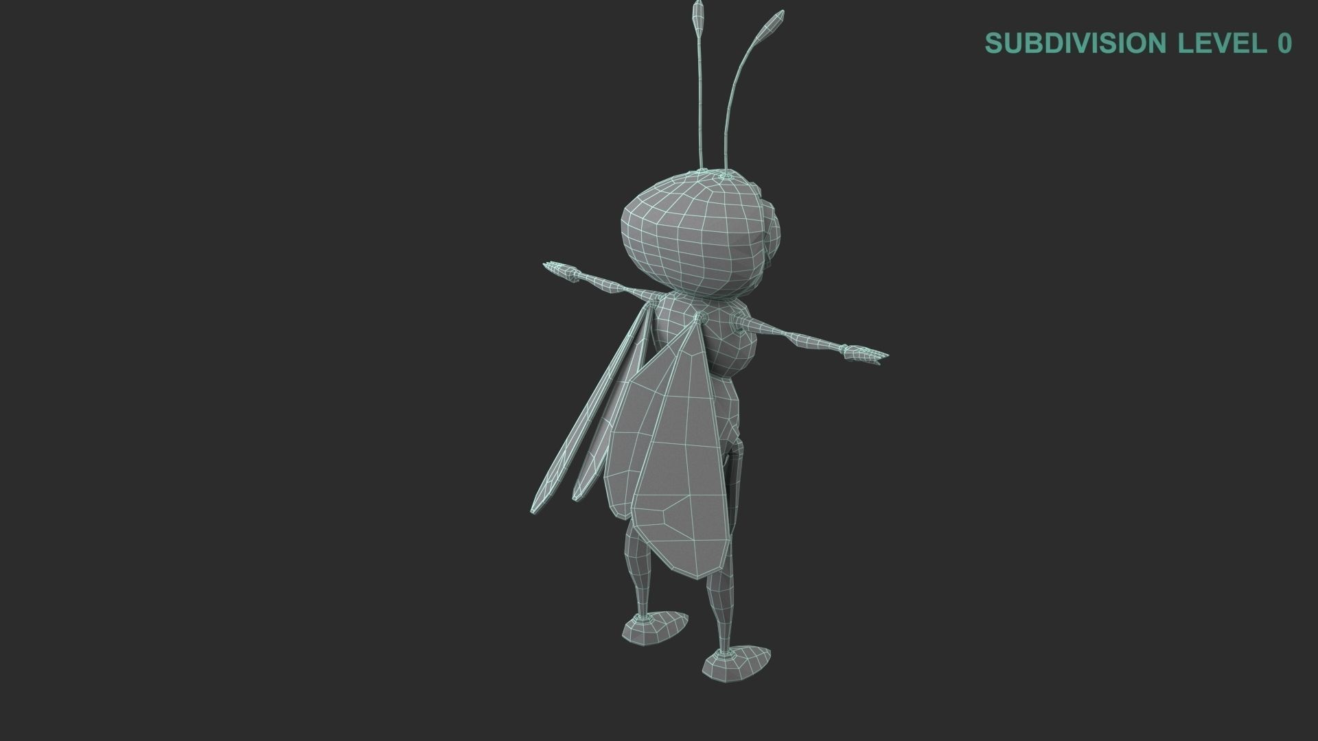 Cartoon Bee Character 3D model | CGTrader