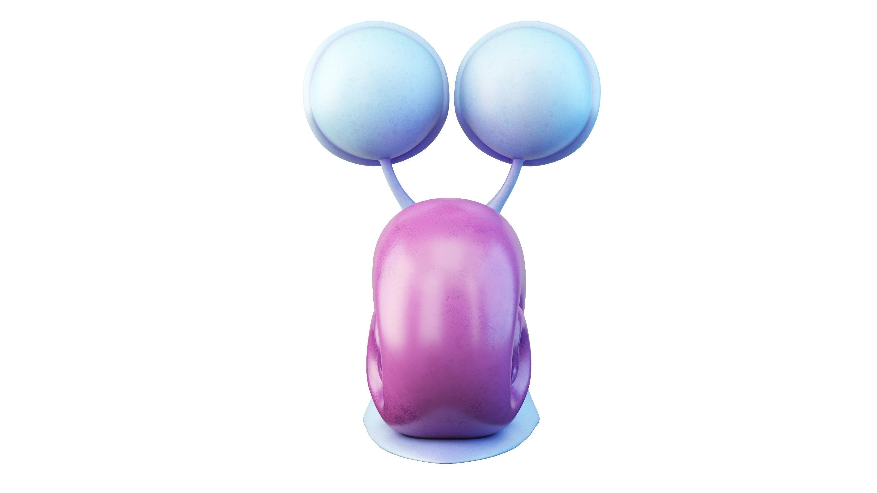 Cartoon Snail Character 3D model | CGTrader