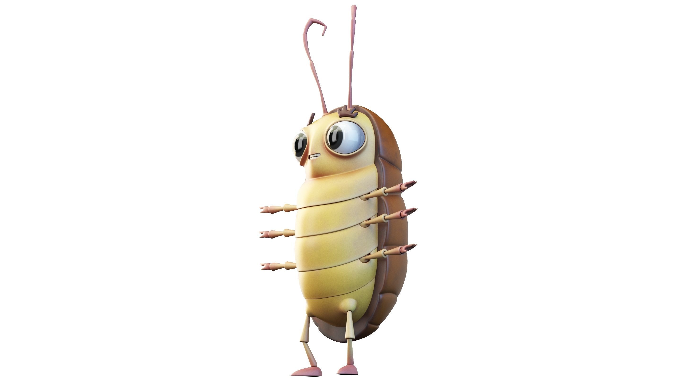 Cartoon Beetle Character 3D model | CGTrader