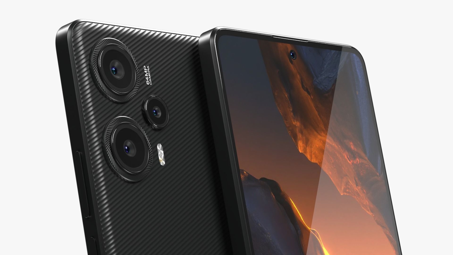 POCO F5 Black 3D model | CGTrader