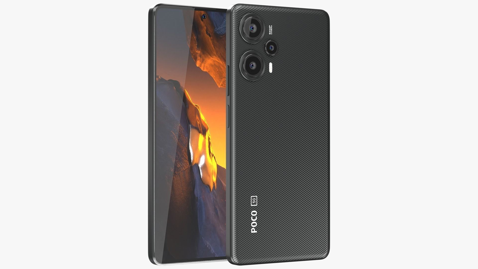 POCO F5 Black 3D model | CGTrader