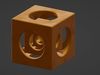 Concentric cubes free 3D model 3D printable | CGTrader