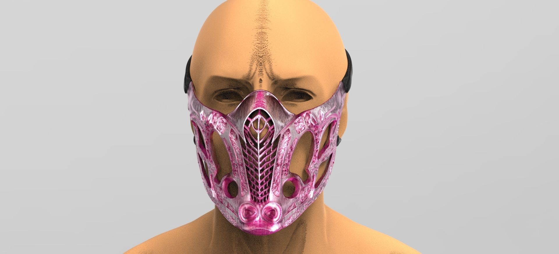 SUB-ZERO MASK MORTAL KOMBAT 3D model 3D printable | CGTrader