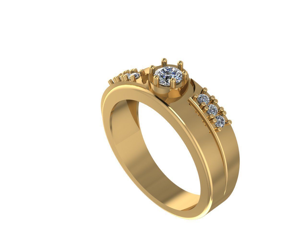 wedding ring 3D print model 3D print model 3D model 3D printable | CGTrader