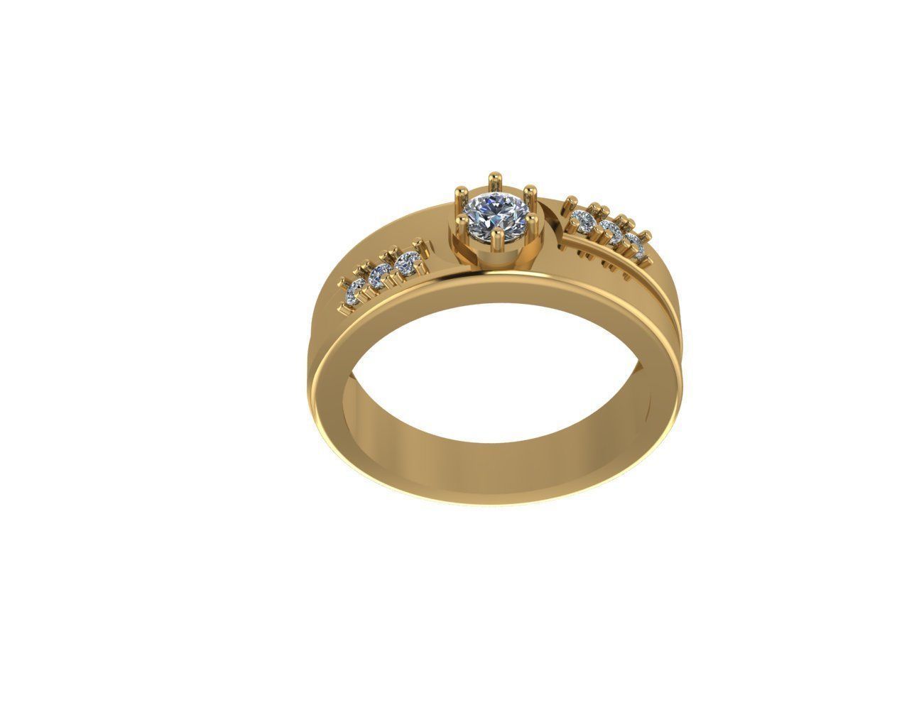 wedding ring 3D print model 3D print model 3D model 3D printable | CGTrader