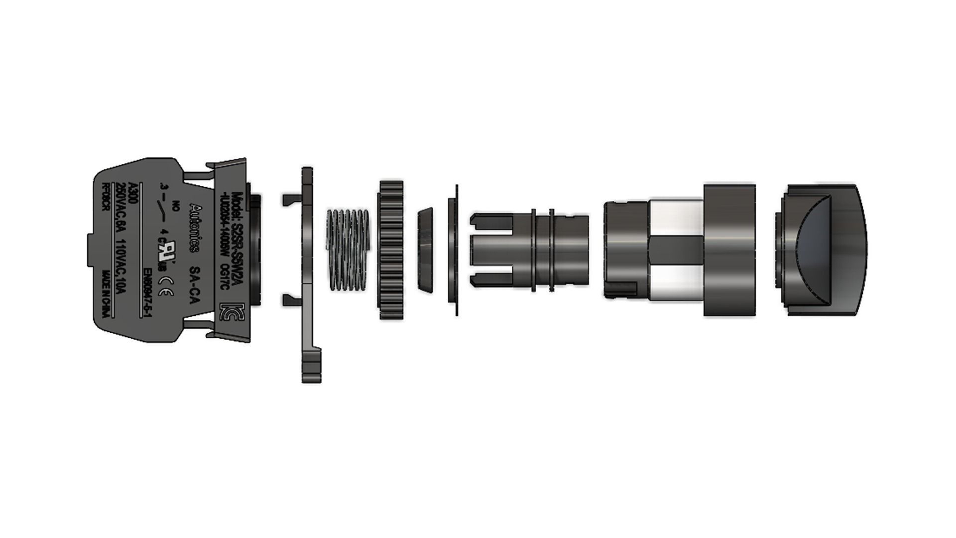 selector Switch Button 3D model | CGTrader