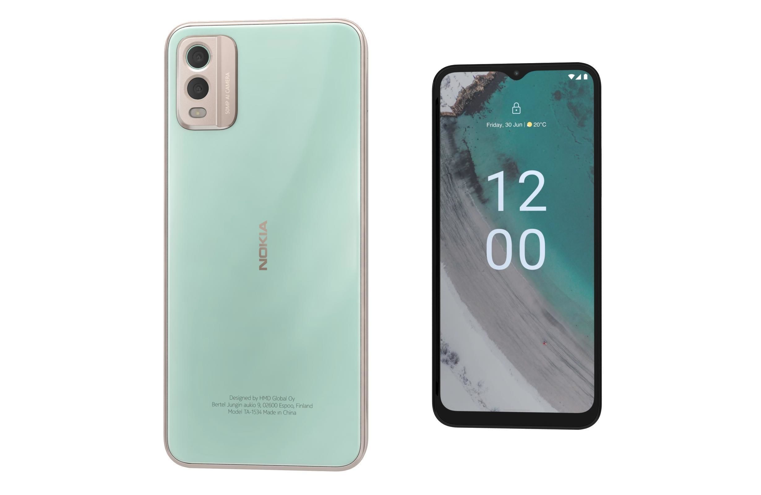 3D model Nokia C32 Mint VR / AR / low-poly | CGTrader