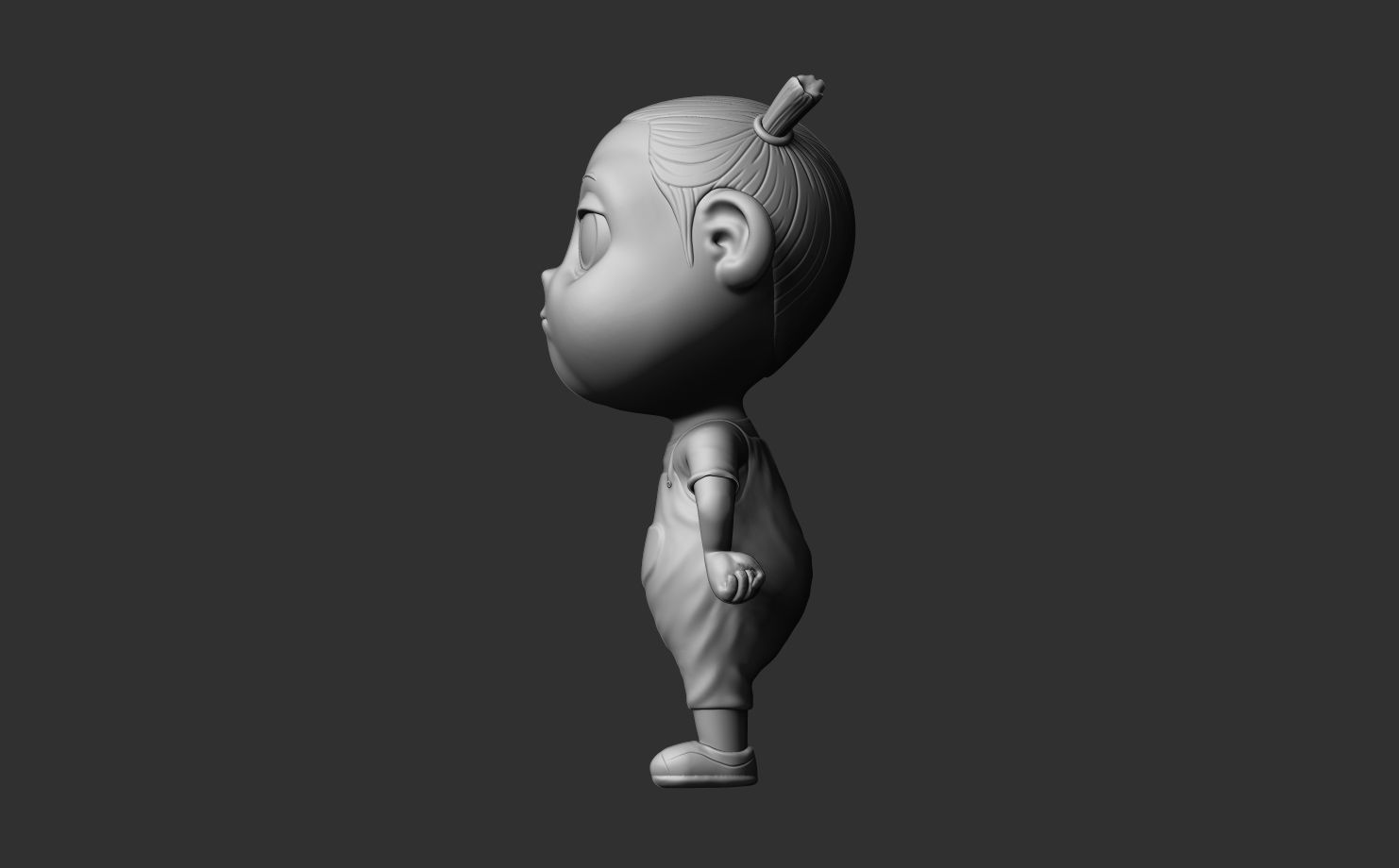 Kid character 3D model 3D printable | CGTrader