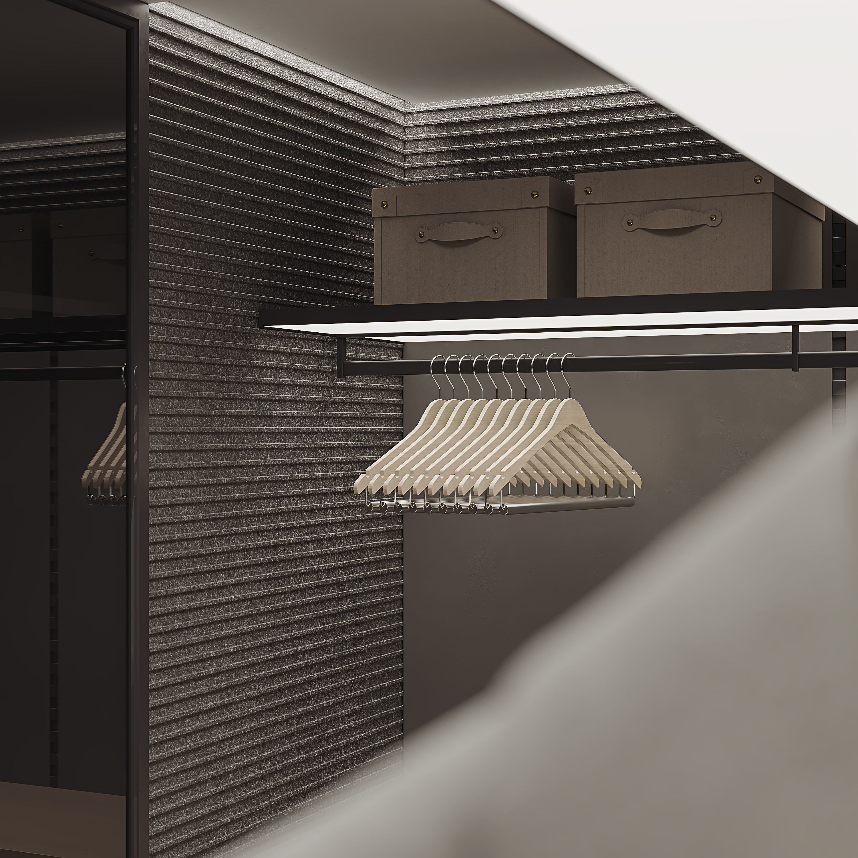 Modern Cloakroom Design 3D Model 3D model | CGTrader