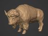 3D model Polygonal Bison Statue VR / AR / low-poly | CGTrader