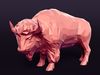 3D model Polygonal Bison Statue VR / AR / low-poly | CGTrader