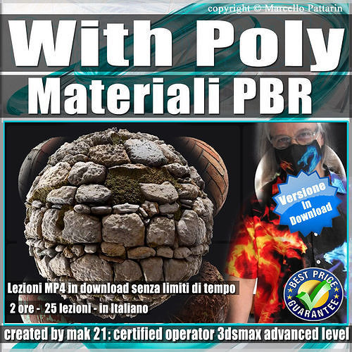 With Poly AI Materiali PBR Per Tutti Texture | CGTrader