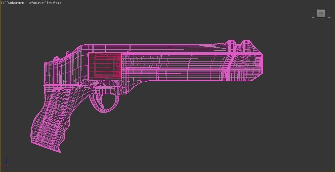 Sheriff Gun 3D model | CGTrader