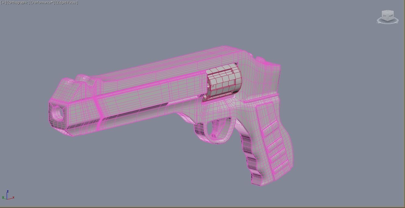 Sheriff Gun 3D model | CGTrader