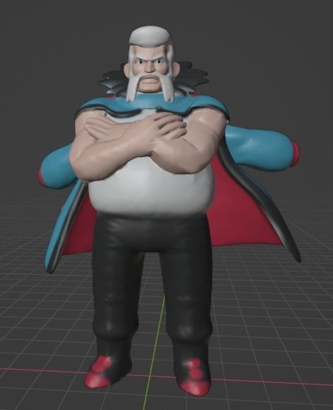 Wulfric gym leader 3D model 3D printable | CGTrader