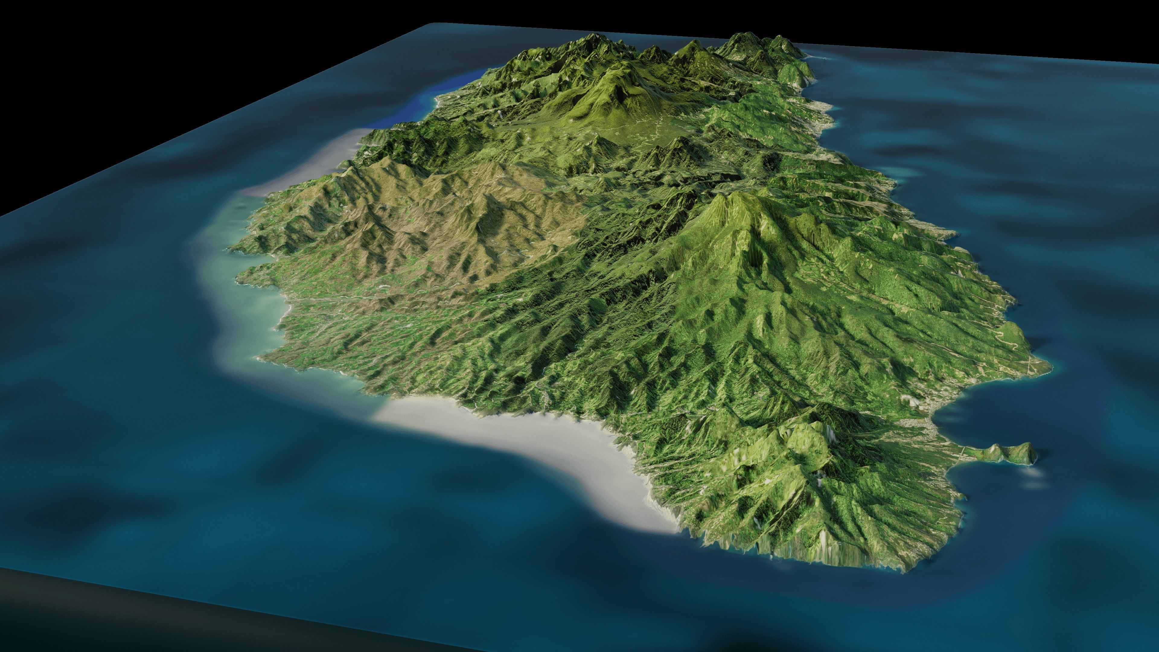 Dominica Island 3D Model 3D model | CGTrader