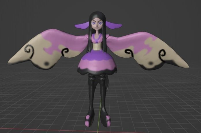 Valerie gym leader 3D model 3D printable | CGTrader