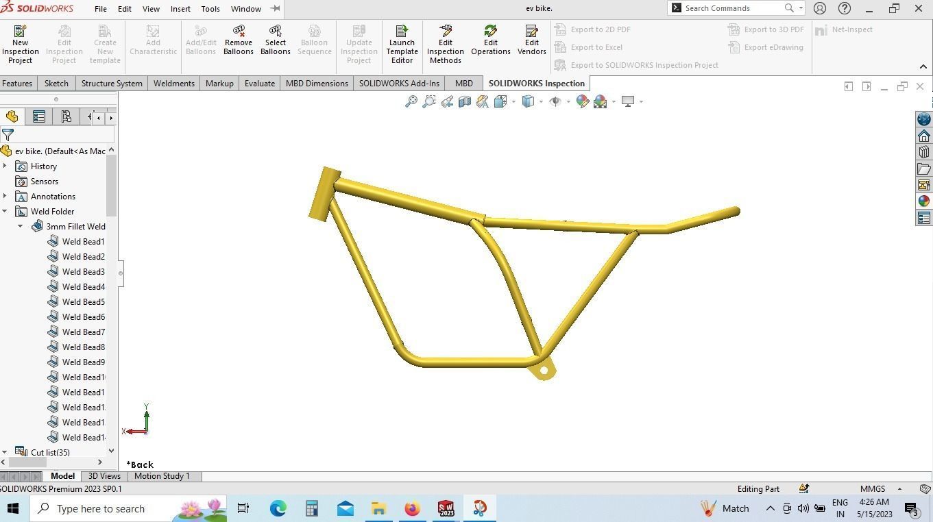 bike frame 3D model | CGTrader