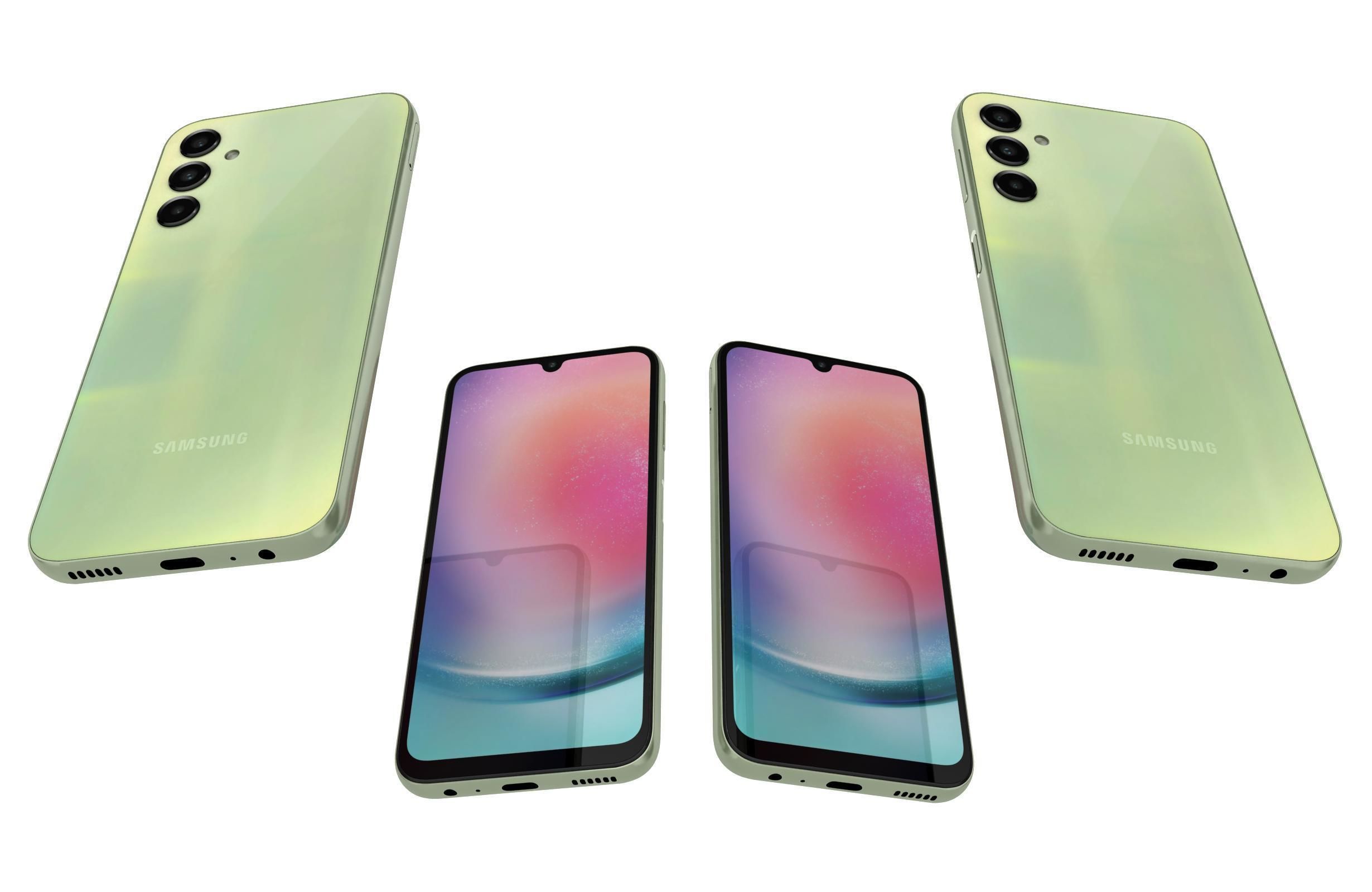 3D model Samsung Galaxy A24 4G All Colors VR / AR / low-poly | CGTrader
