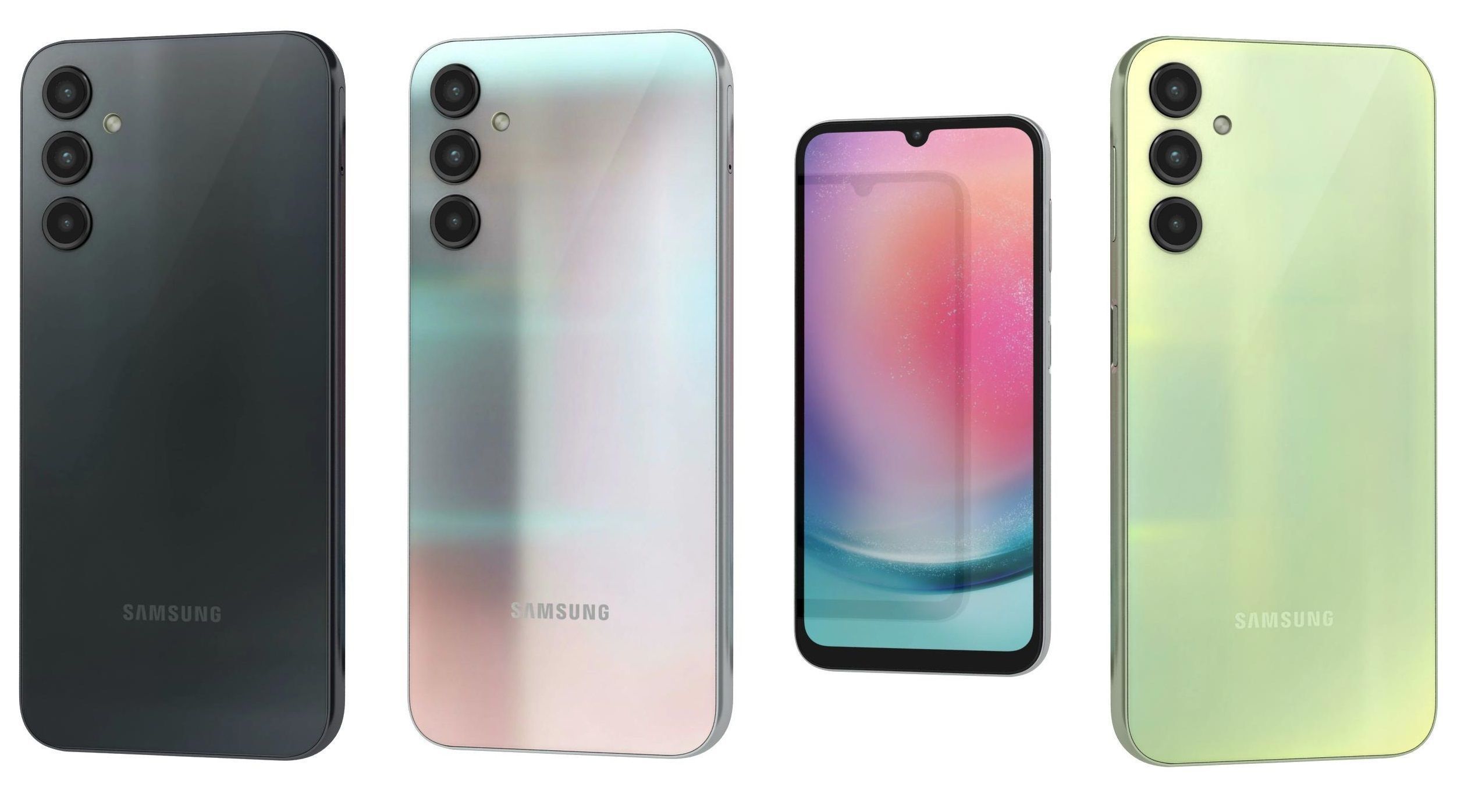 3D model Samsung Galaxy A24 4G All Colors VR / AR / low-poly | CGTrader