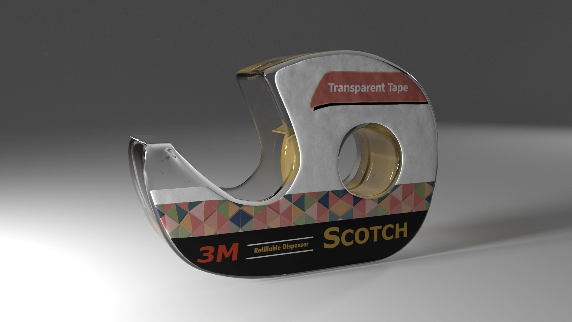 Tape Dispenser 3D model | CGTrader