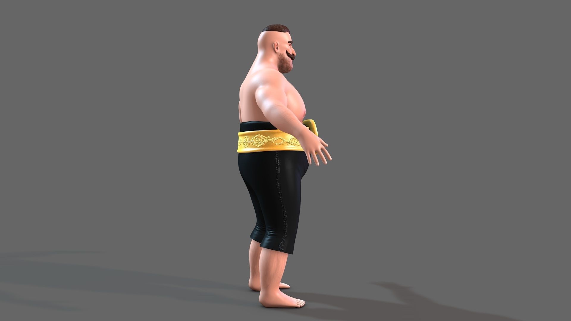 3D model Wrestler Character VR / AR / low-poly | CGTrader