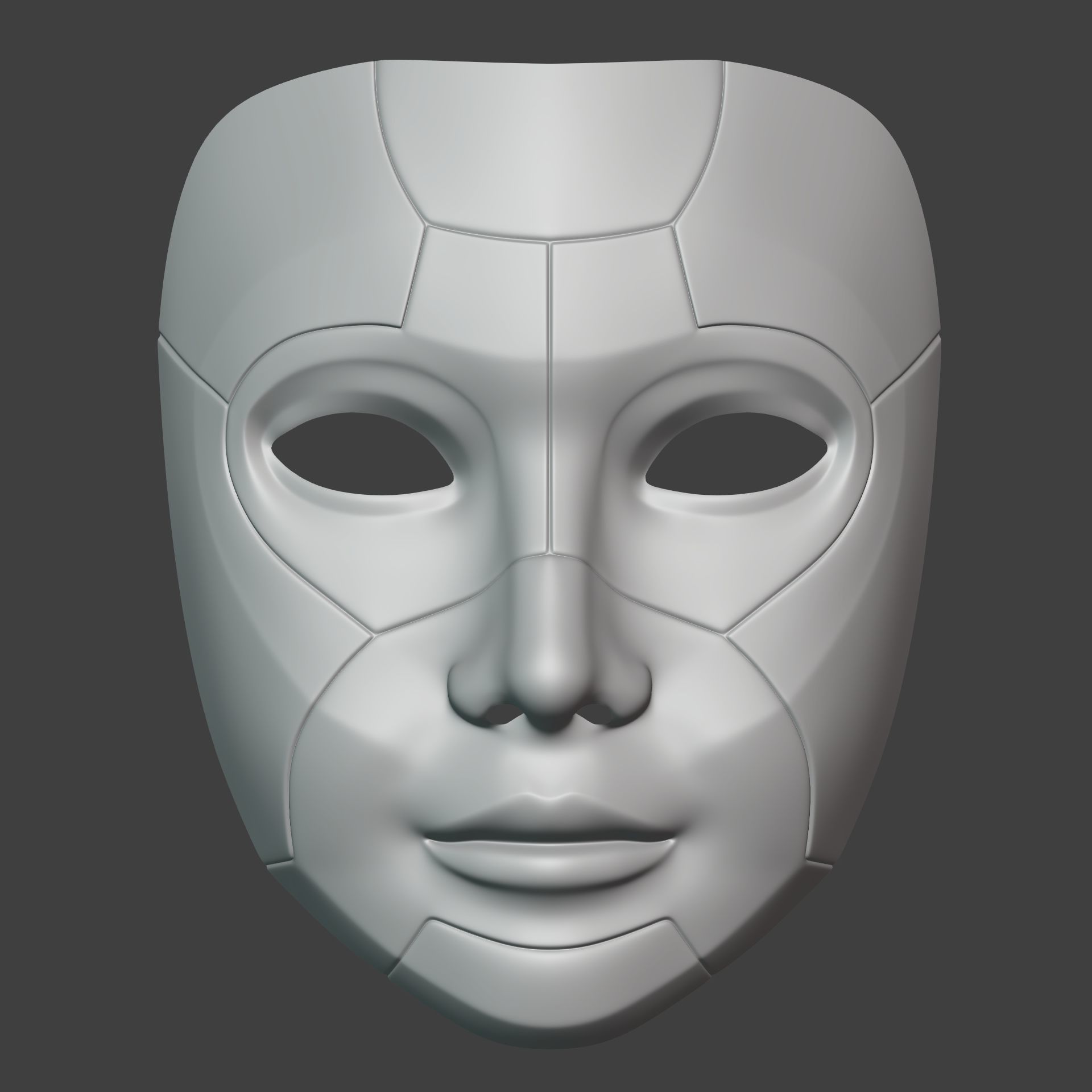 3D model Robot Mask VR / AR / low-poly | CGTrader