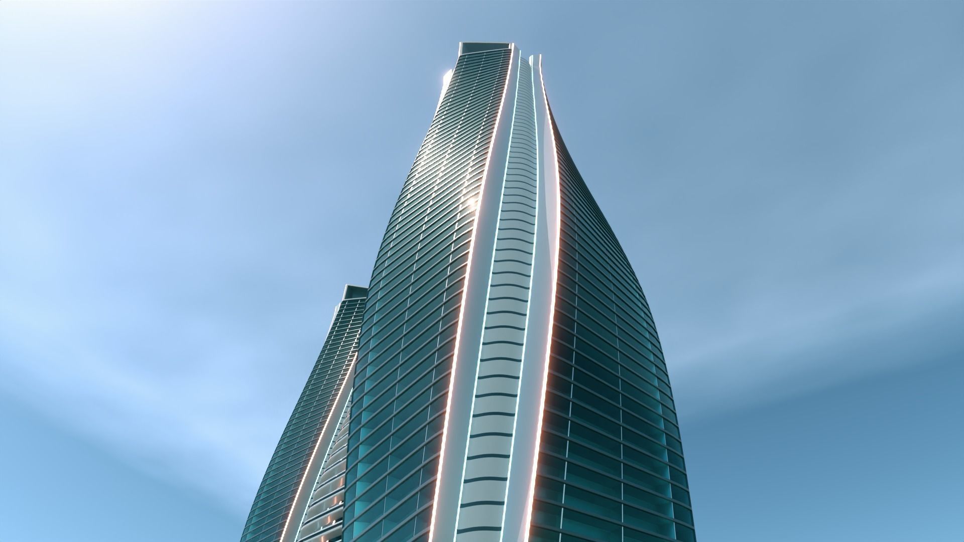 Futuristic Building Concept V1-01 3D model | CGTrader