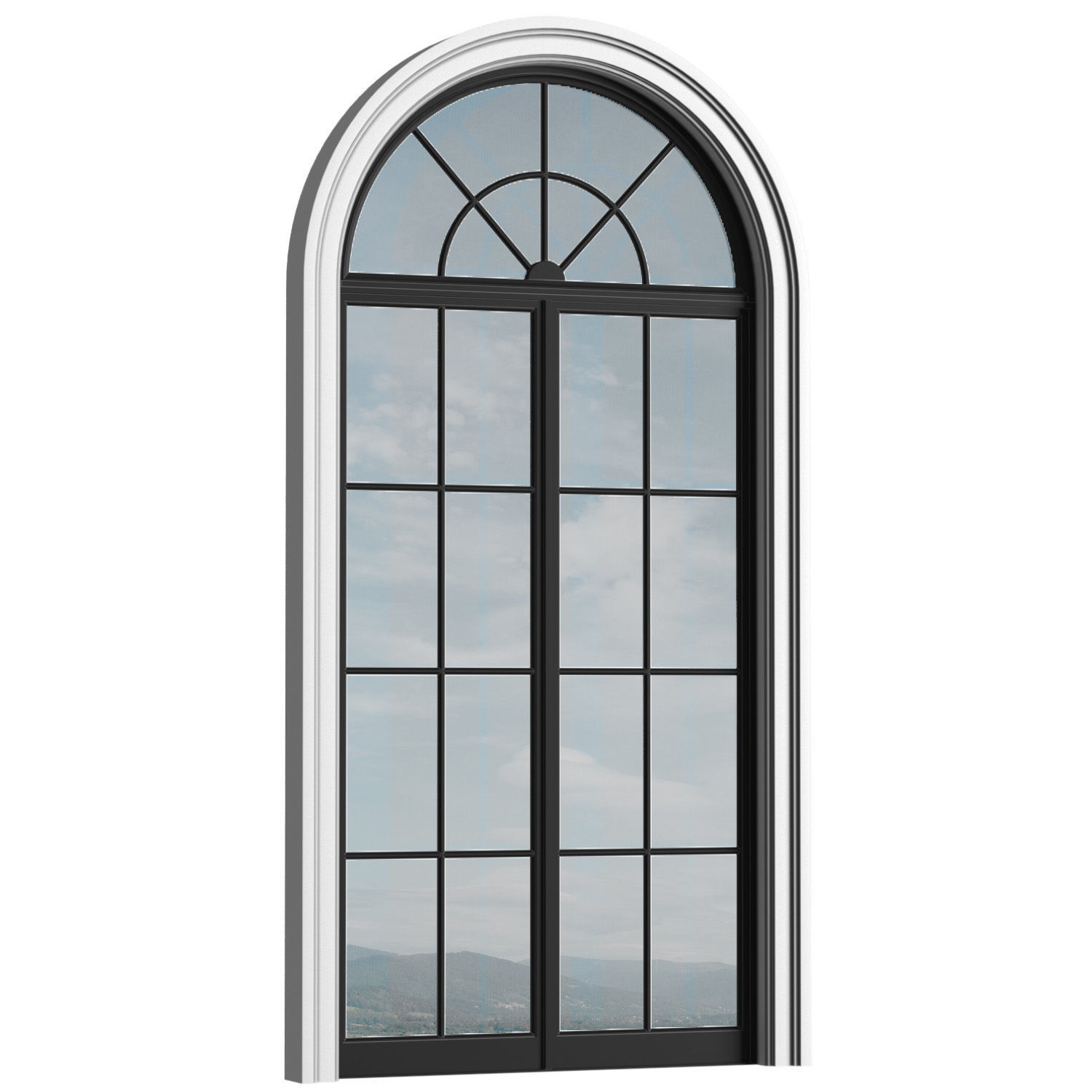 Arched Exterior Window 3D model | CGTrader