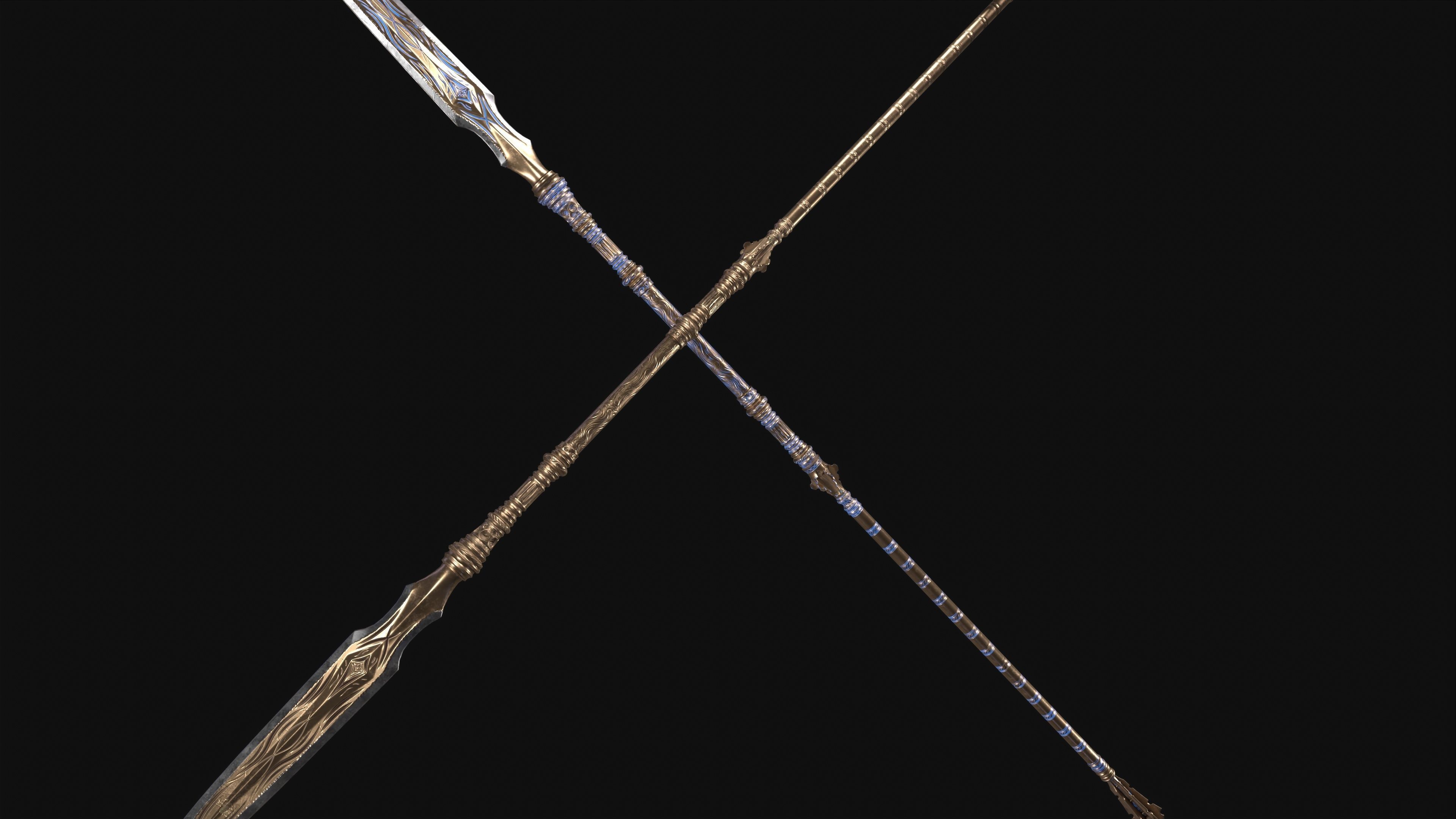 3D model Lance Melee Weapon VR / AR / low-poly | CGTrader