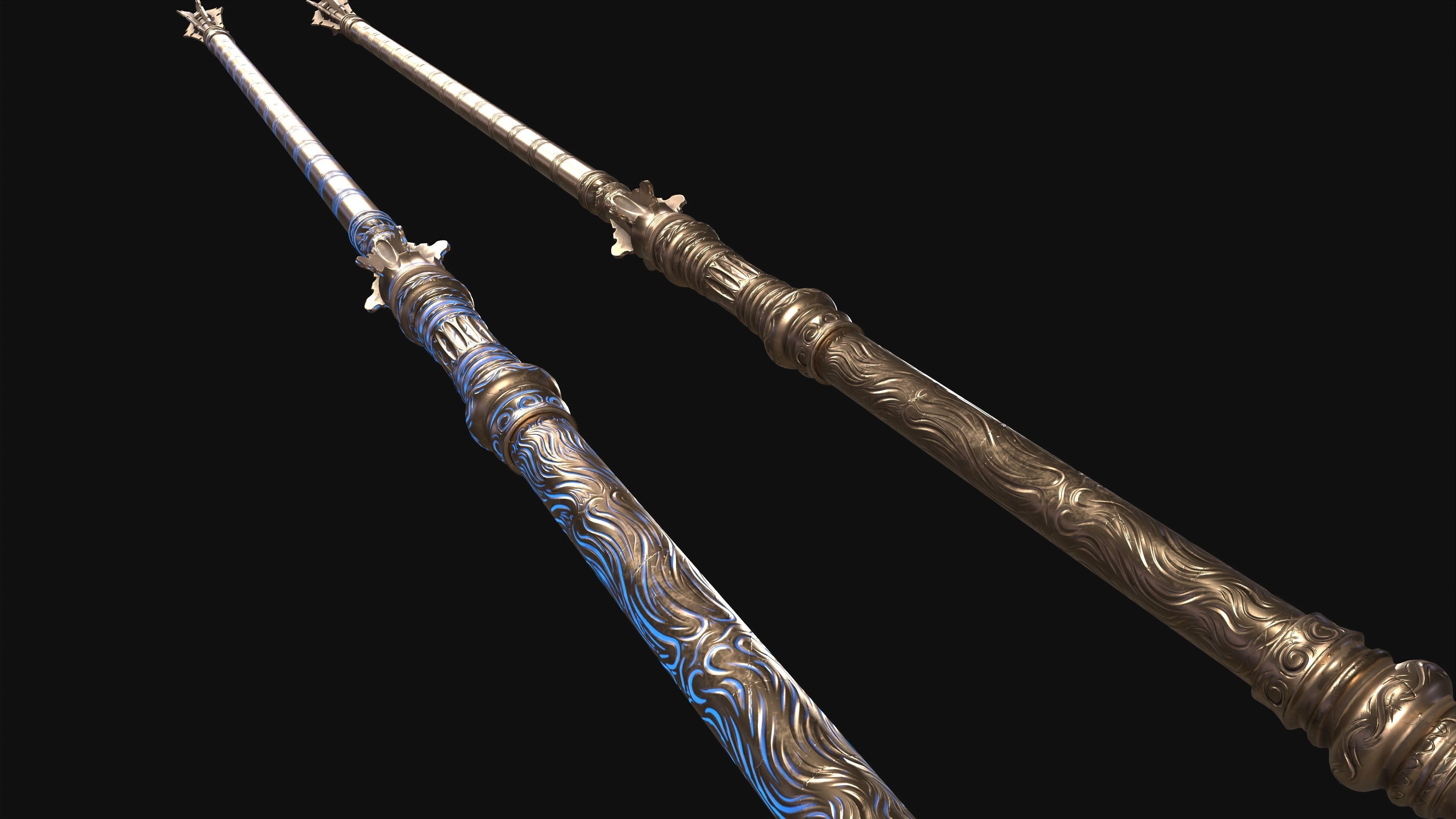 3D model Lance Melee Weapon VR / AR / low-poly | CGTrader