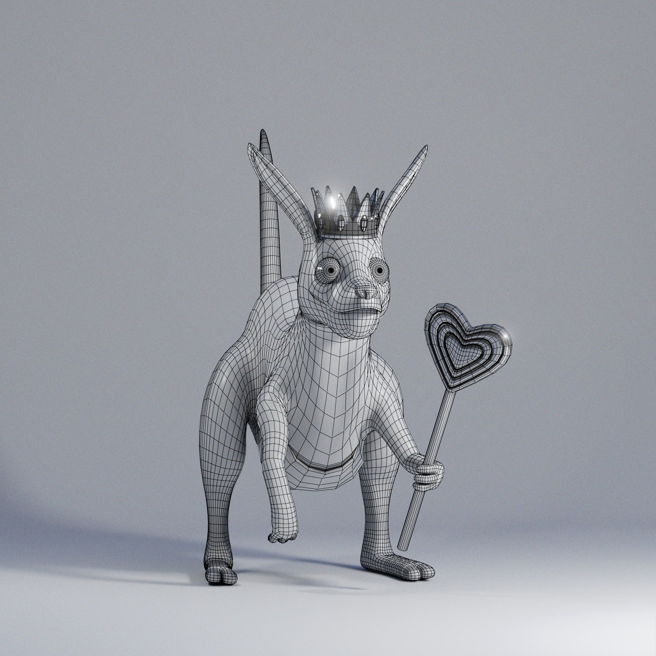 3D model Queen Bouncelia - Garten of banban 3 VR / AR / low-poly | CGTrader