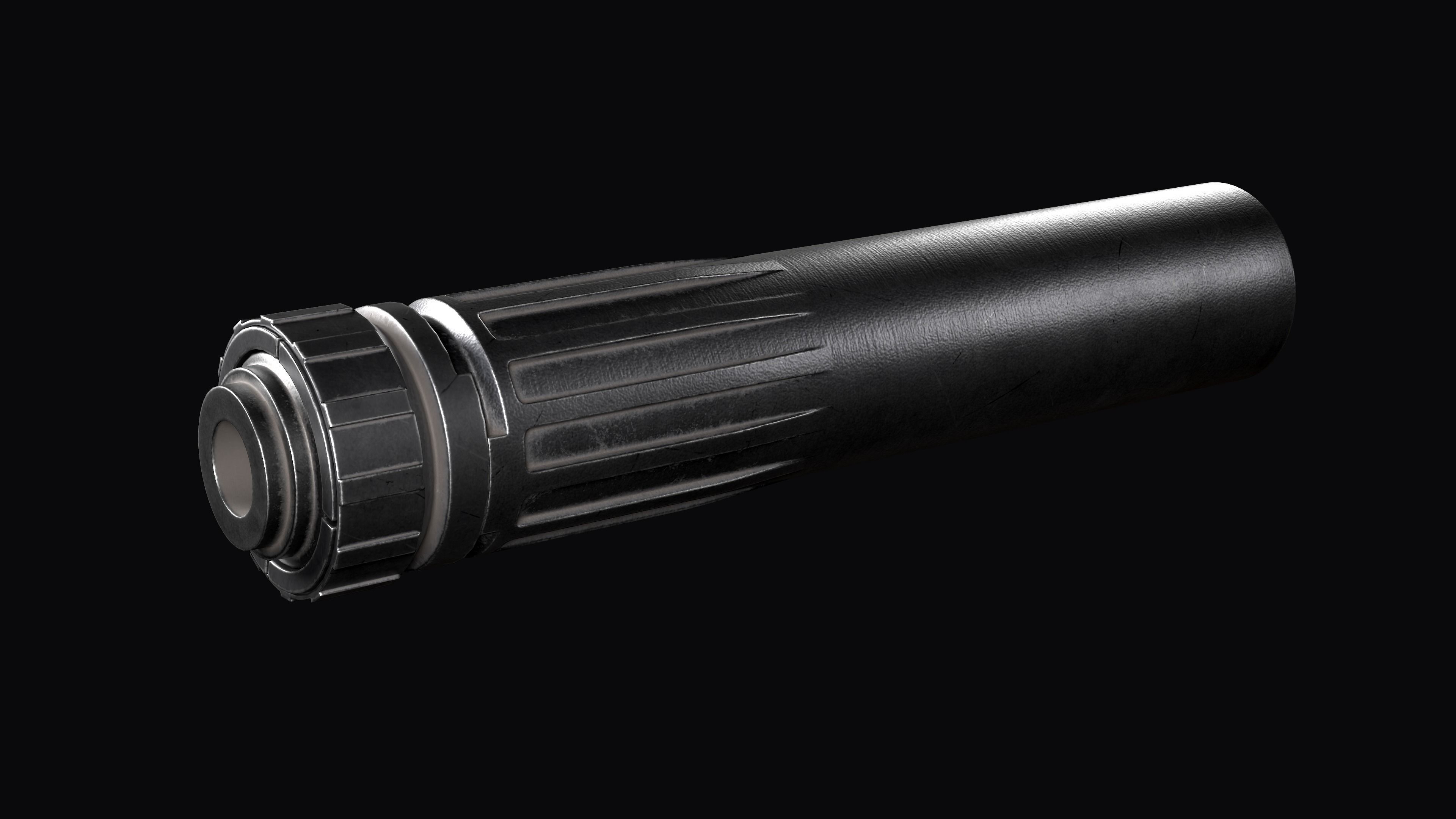 3D model Suppressor Daniel Defence Wave QD VR / AR / low-poly | CGTrader