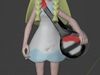 Lillie pokemon trainer 3D model 3D printable | CGTrader