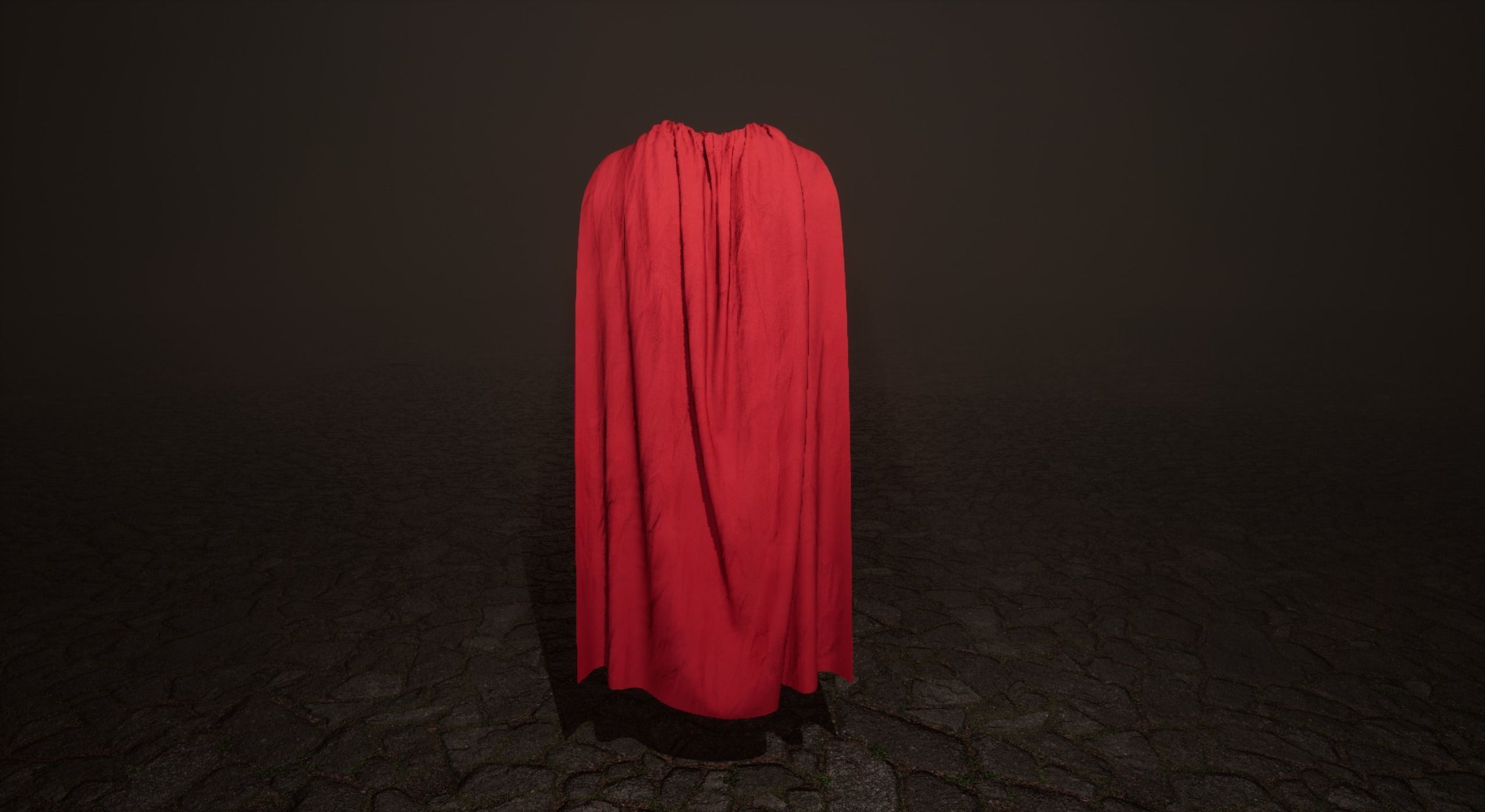 3D model Red Cape VR / AR / low-poly | CGTrader