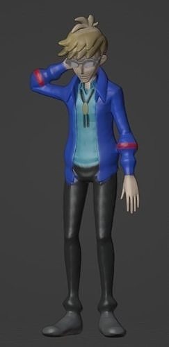 Molayne pokemon trainer 3D model 3D printable | CGTrader