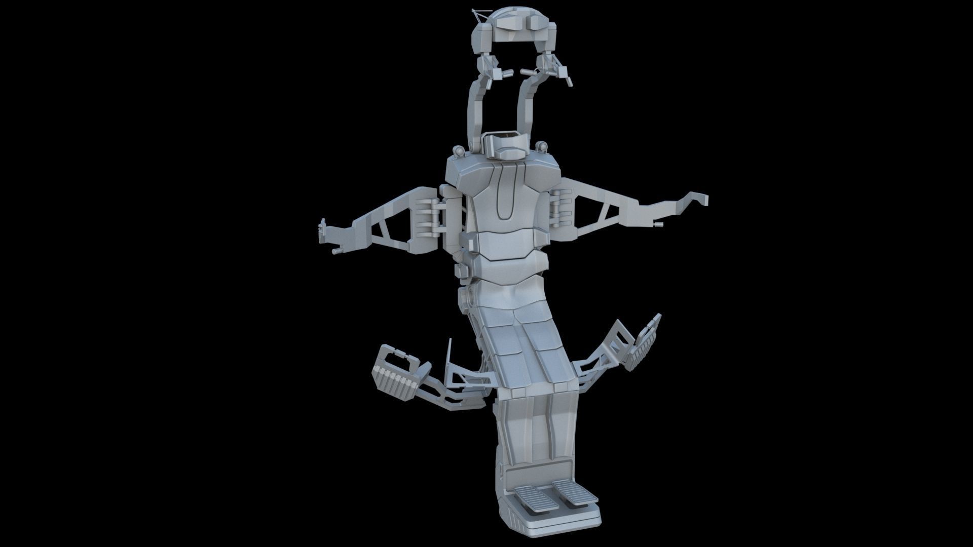 Sci Fi Mech Seat 3D model | CGTrader