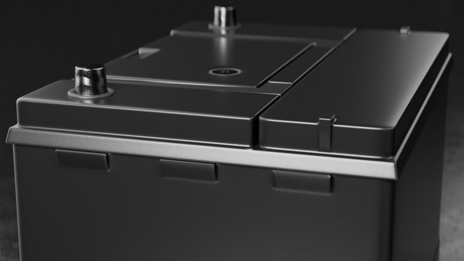 Car Battery Type C 3D model | CGTrader