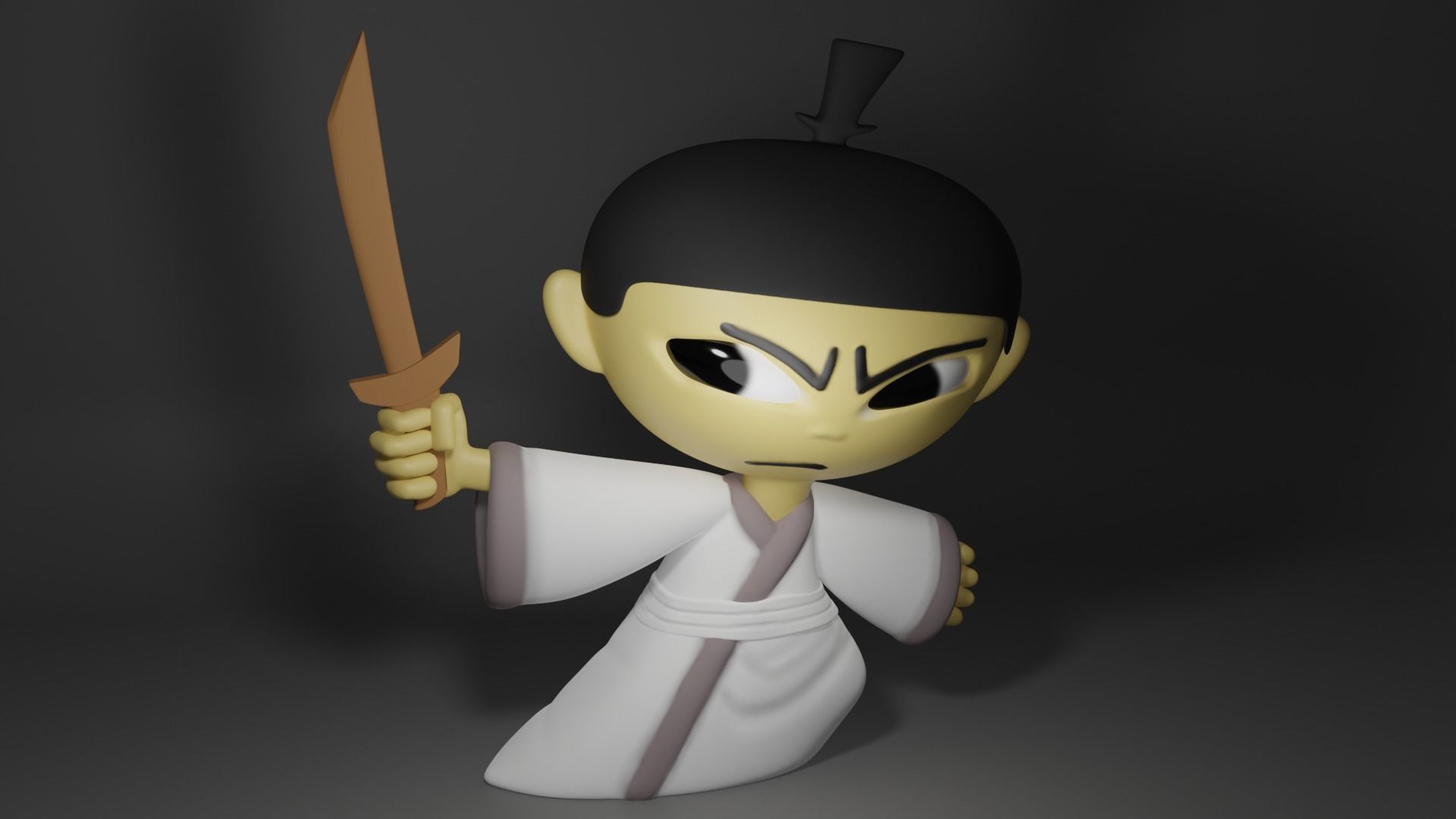 Samurai Jack Child 3D model 3D printable | CGTrader