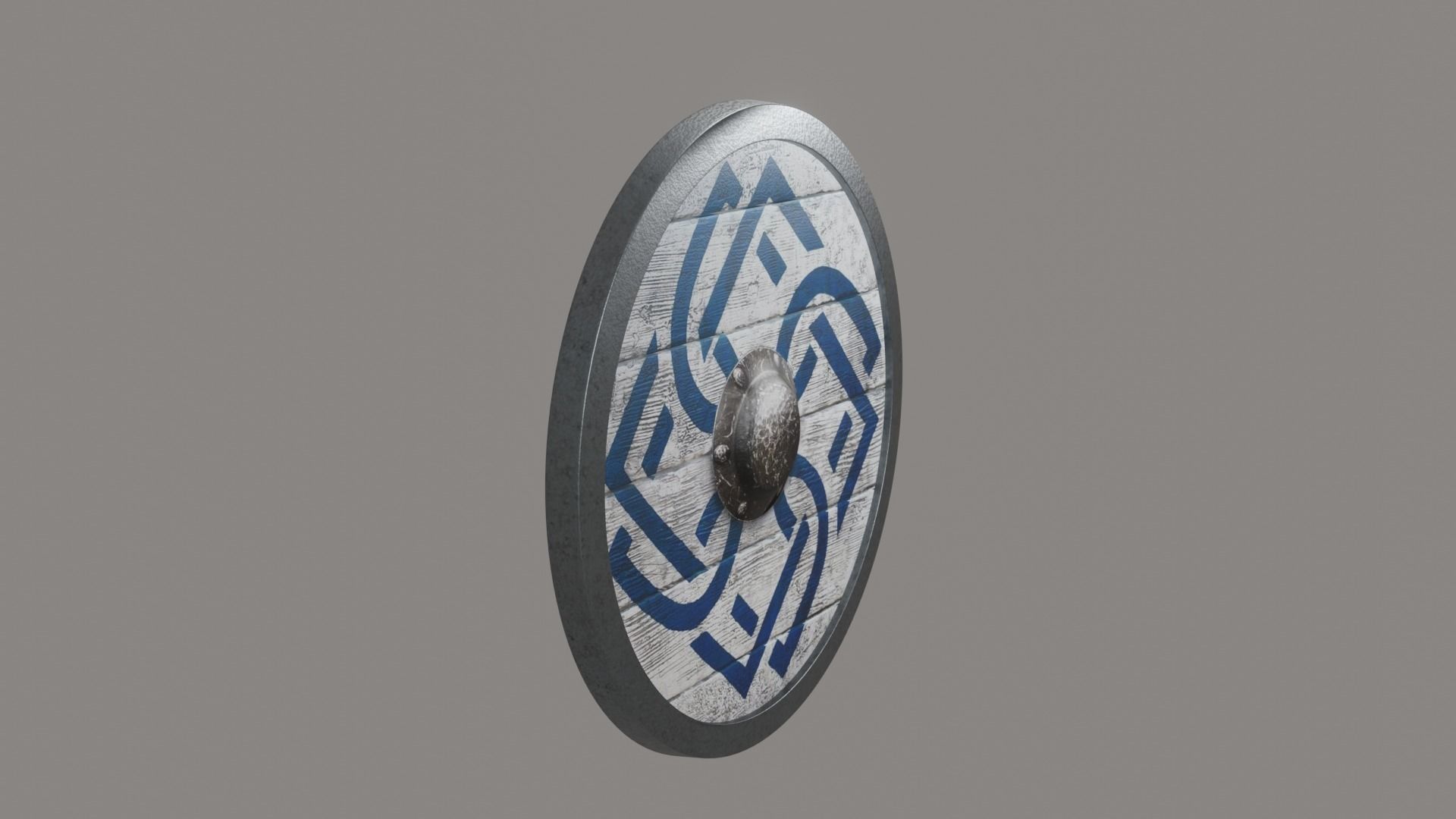 Viking Shield Textured 3D model | CGTrader