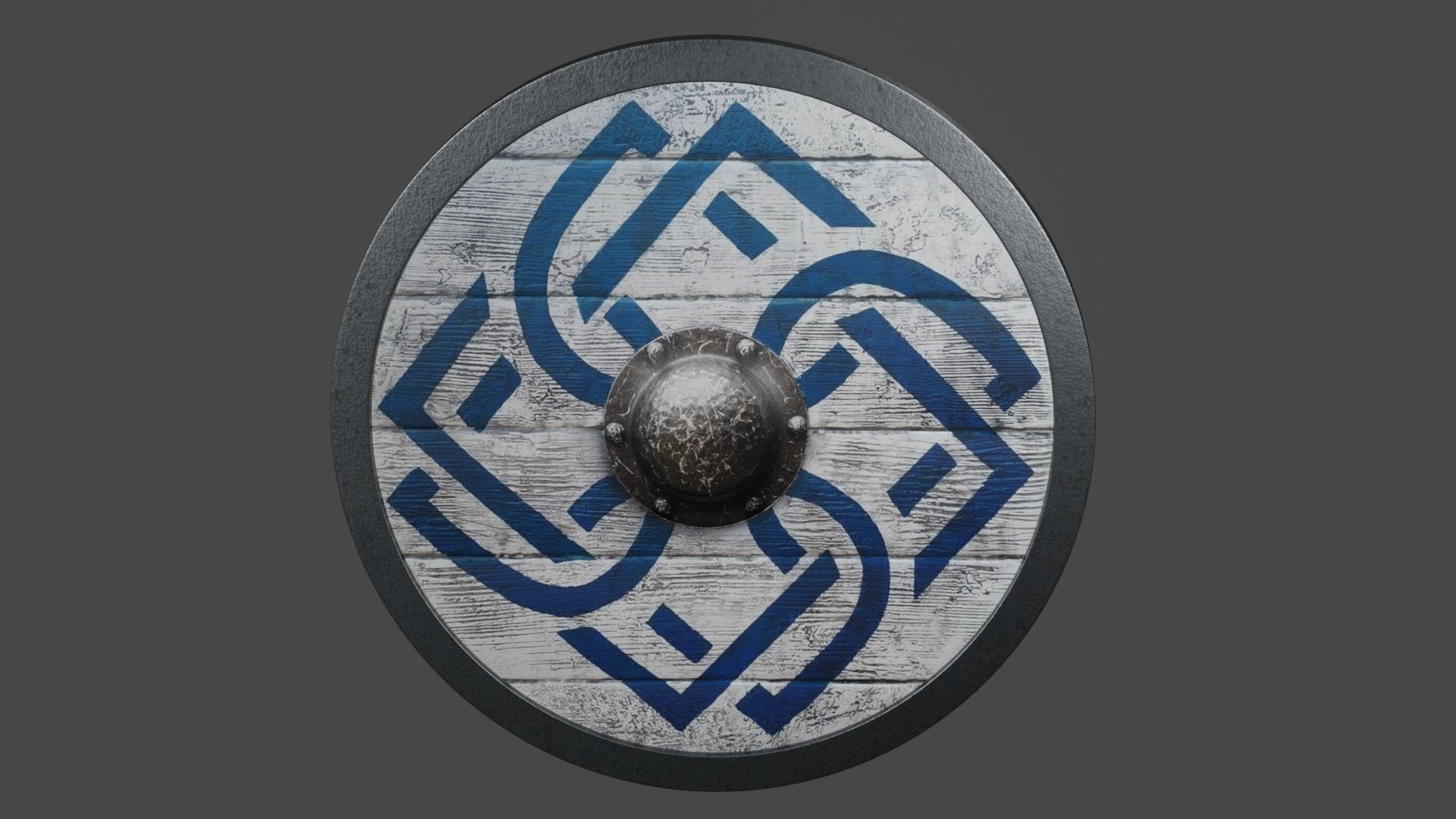 Viking Shield Textured 3D model | CGTrader