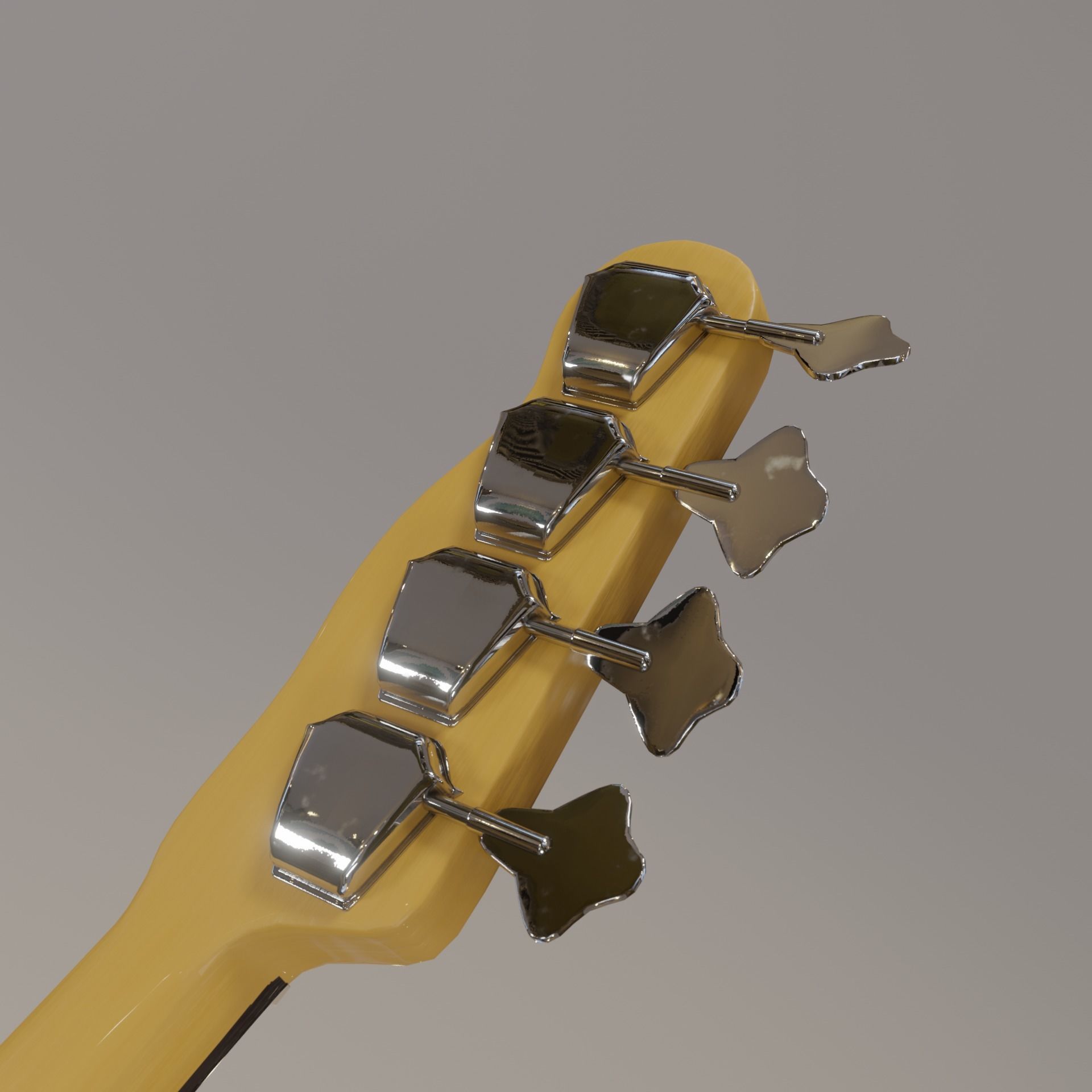 Classic Bass Guitar 3D model | CGTrader