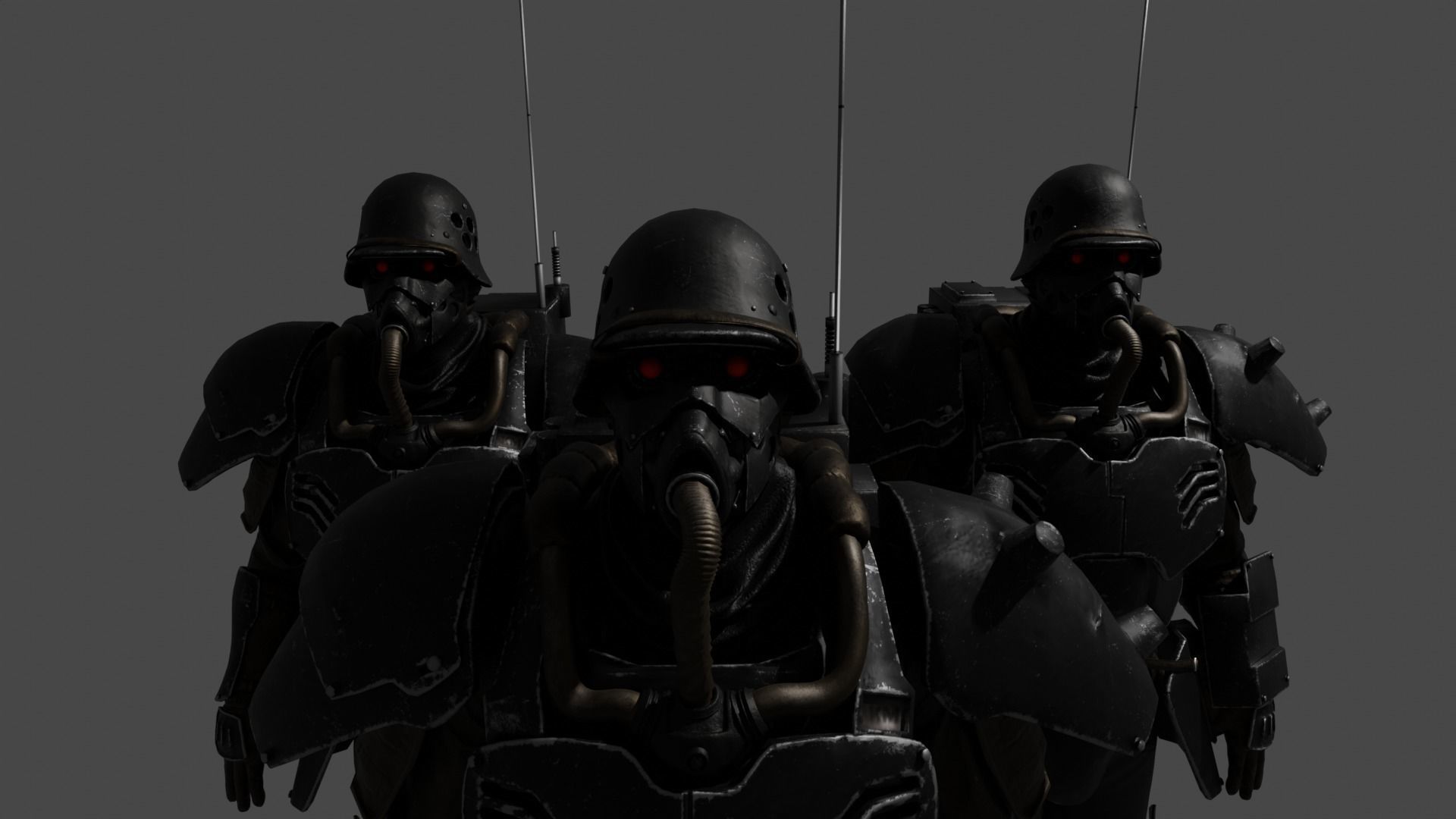 Kerberos Panzer Cop 3D model rigged | CGTrader