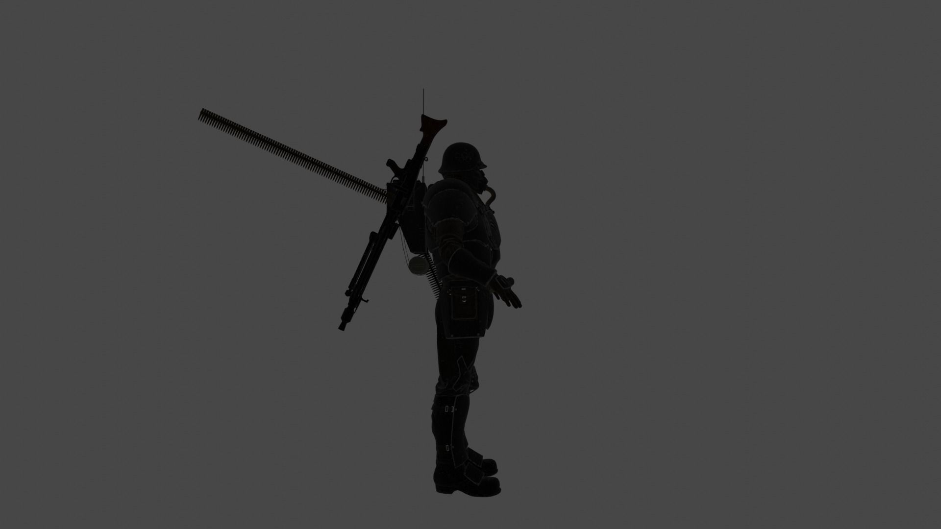 Kerberos Panzer Cop 3D model rigged | CGTrader