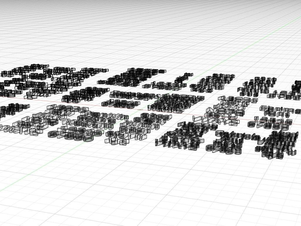 Fonts group 1 3D model | CGTrader